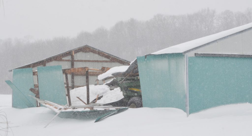 Farms' barns, sheds collapsing under snow's weight - Mid-West Farm Report