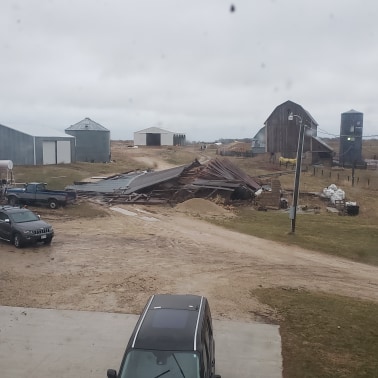 UPDATE: National Weather Service says tornado caused damage to farm ...