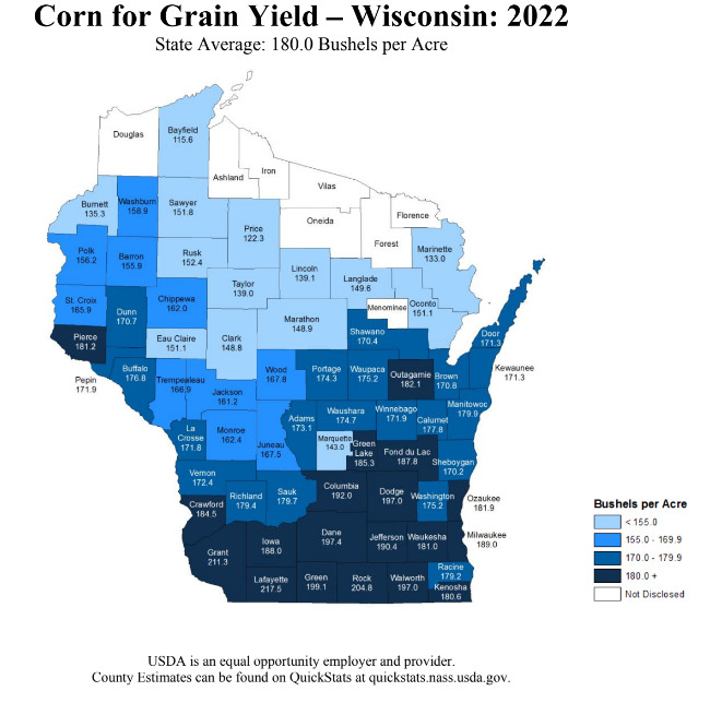 2022 Row Crop Estimates By County - Mid-West Farm Report